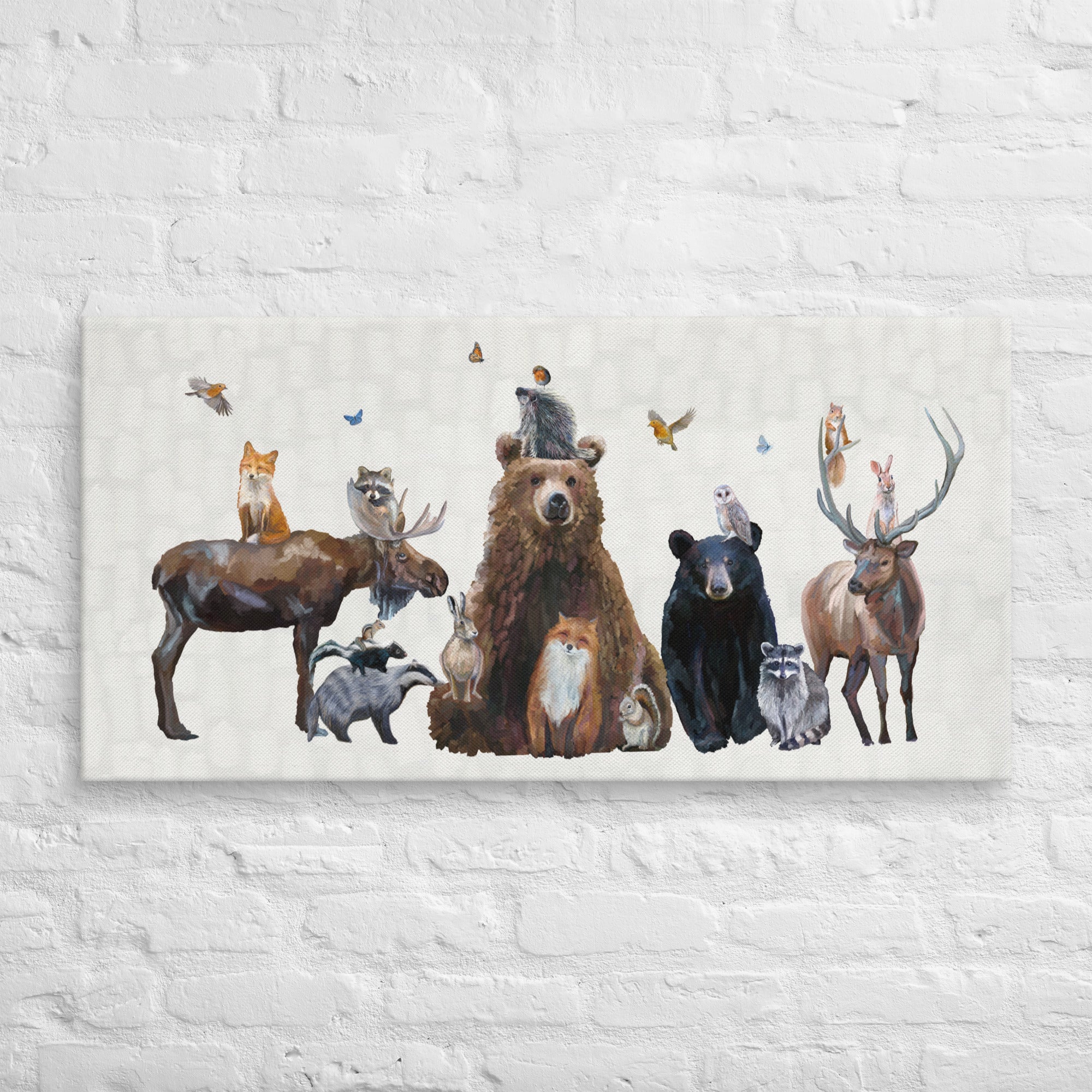 Woodland Bunch Canvas Wrap – Cathy Walters Art