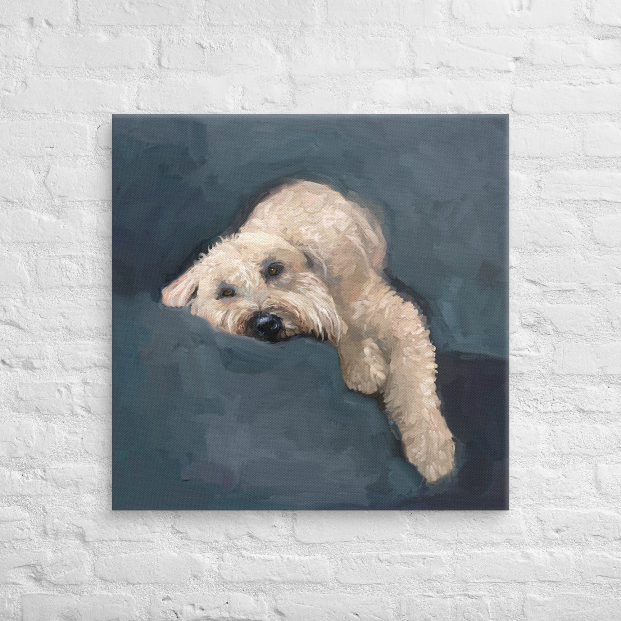 Best Friend - Wheaten Terrier Canvas Wrap – Cathy Walters Art