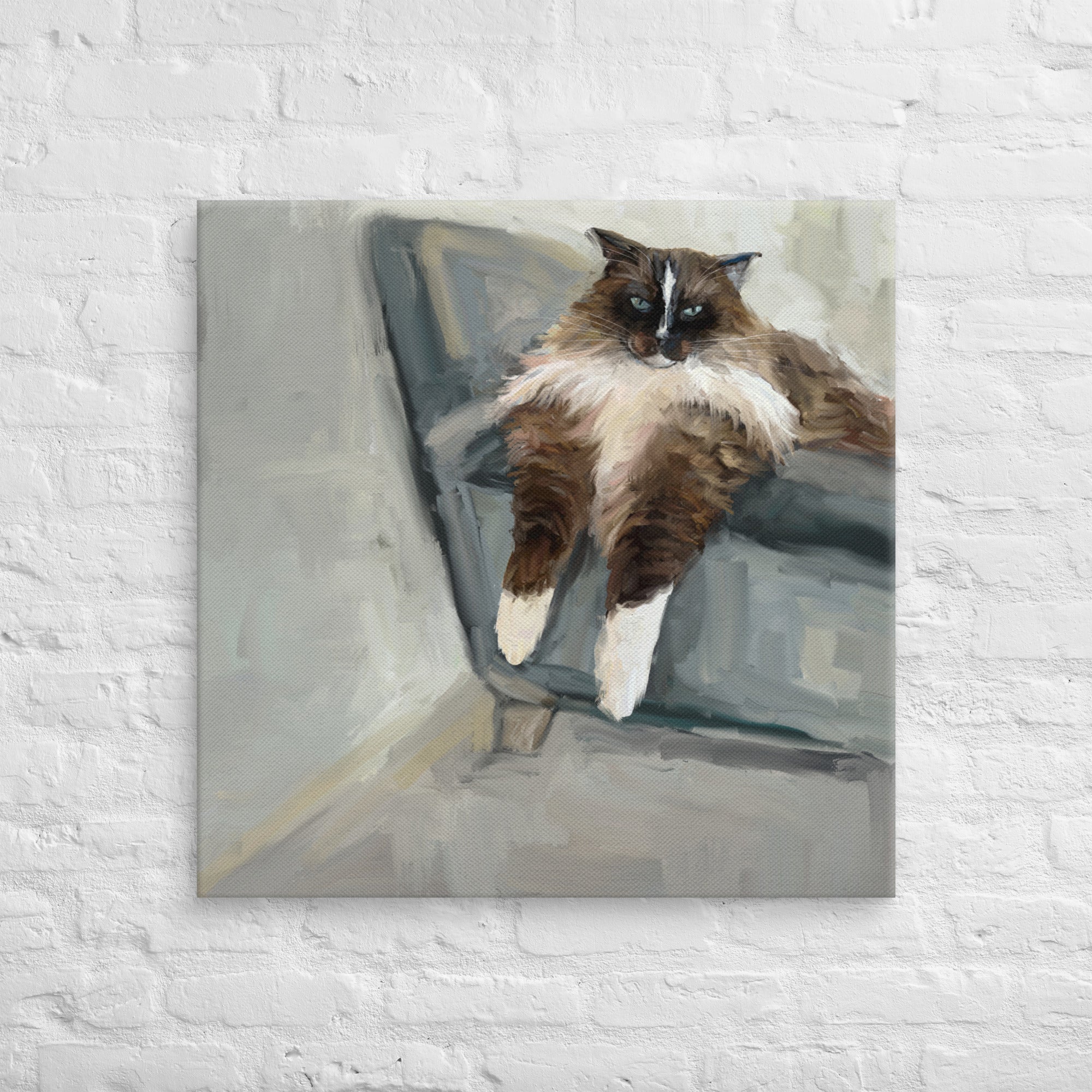 Peanut the Cat Canvas Wrap – Cathy Walters Art