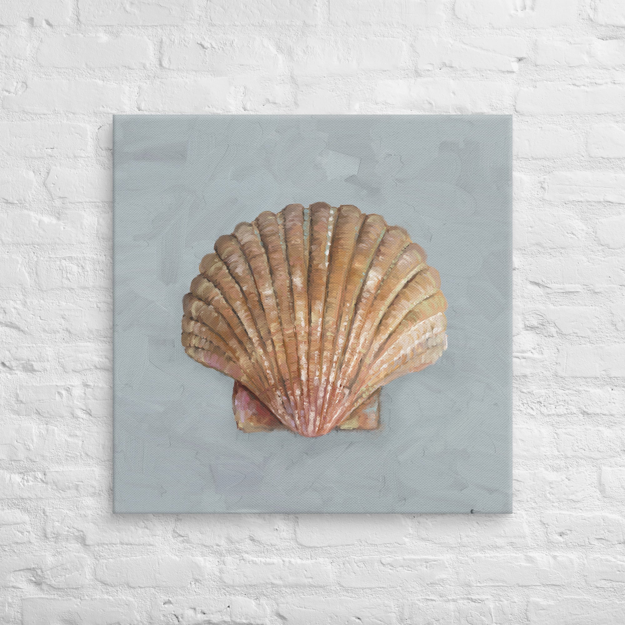 Scallop Shell Canvas Wrap – Cathy Walters Art